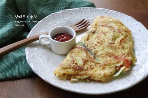 다이어트에 좋은 양배추요리 양배추 계란전