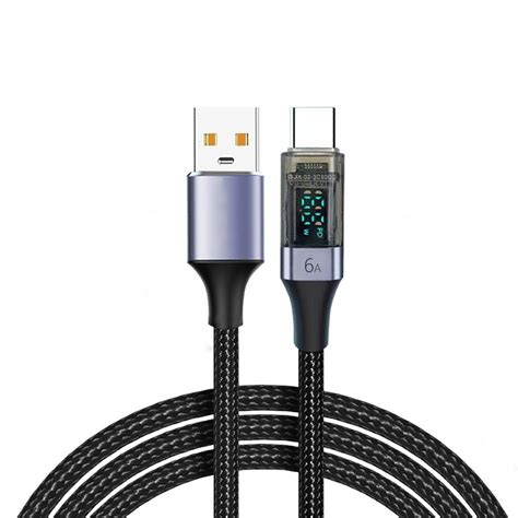 Кабель Usb A Type C для быстрой зарядки Серый 2m купить на Ozon по низкой цене 1621015809