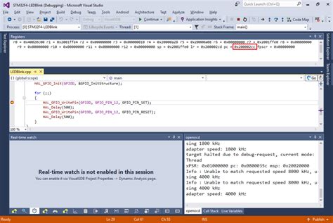 STM32F4 Discovery Tutorial With Visual Studio VisualGDB Tutorials