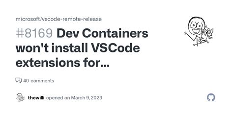 Dev Containers Won T Install Vscode Extensions For Linux Amd Containers On Apple M Issue