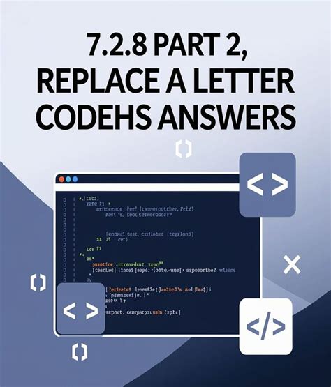 728 Part 2 Replace A Letter Codehs Answers Pdf Instant Download