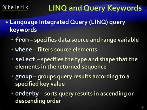 Ppt Language Integrated Query In Net Linq Powerpoint Presentation Id872603