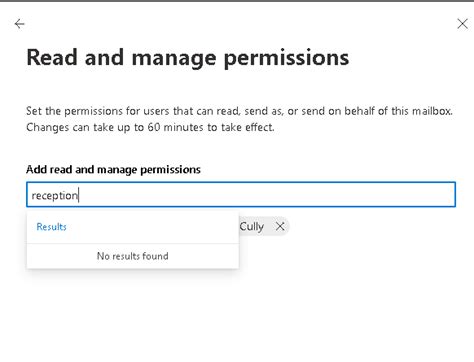 User Not Visible When Trying To Add A Mailbox Permission Cloud Computing And Saas Spiceworks