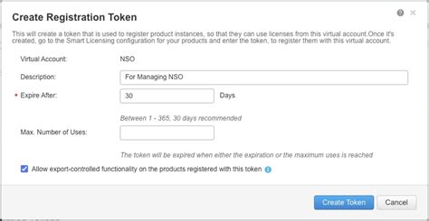 使用nso配置智能许可证 Cisco