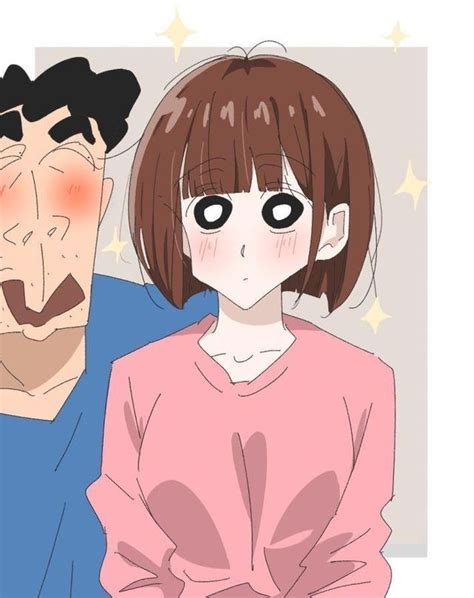 싱글벙글 짱구엄마 캐릭터 일러스트 인어 포즈 귀여운 그림