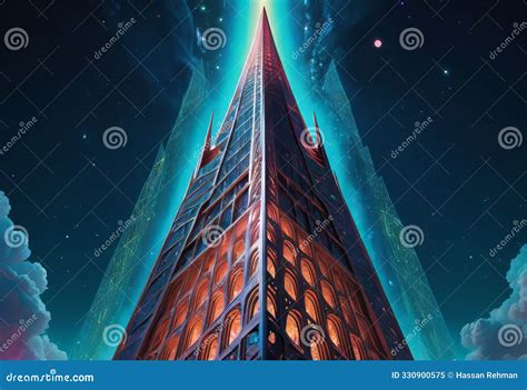 An Enigmatic Towering Structure Known As The Celestial Spire Royalty Free Stock Image