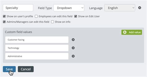adding custom attributes fields to academy member profiles schoox
