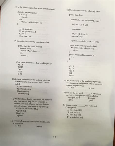 Solved In The Following Method What Is The Base Case