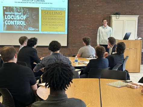 Sales Publicspeaking College Presenation Psu Zachary Phinney