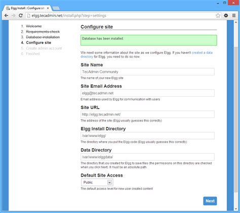 Install Elgg Social Networking Platform On CentOS RHEL 6 5 TecAdmin