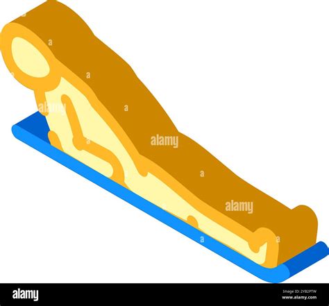 Fish Pose Matsyasana Yoga Isometric Icon Vector Illustration Stock