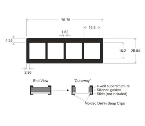 Electron Microscopy Sciences Proplate Microarray Slide Slide Module 4
