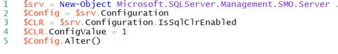 Enable Clr With Powershell Sqlservercentral