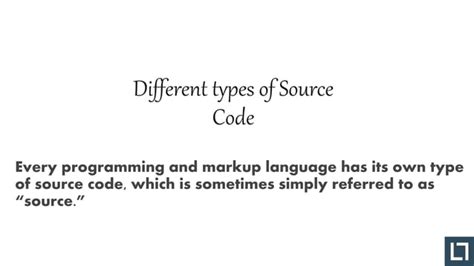 Different Types Of Source Codes Pptx