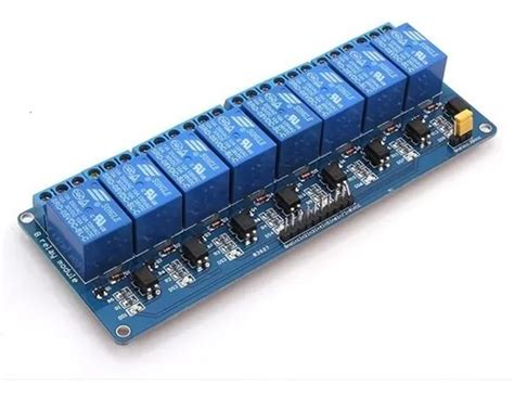 Modulo Reles 8 Canales Opto aislado 5v pic avr arm arduino Cuotas sin interés