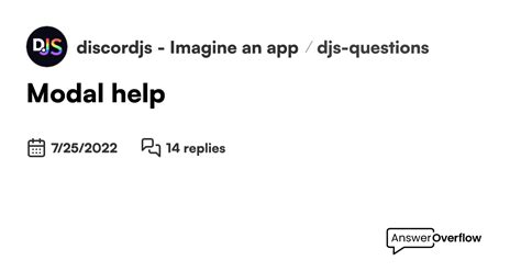 modal help discord js imagine an app
