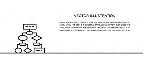 Vector Algorithm Coding Block Schemes One Line Icon Continuous One