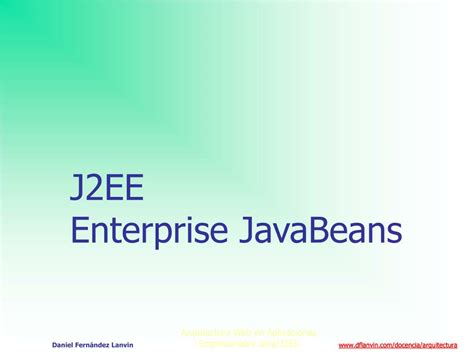 ppt j2ee enterprise javabeans powerpoint presentation free download