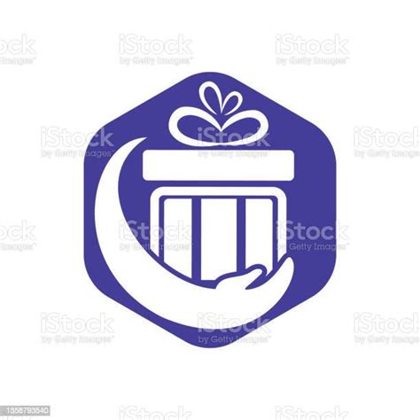 기프트 케어 벡터 로고 디자인 템플릿 기프트 스토어 상점 로고 템플릿 Charitable Foundation에 대한 스톡 벡터