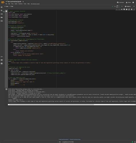 entry 8 by souravbarua1 for ai python legal texts summarizer freelancer
