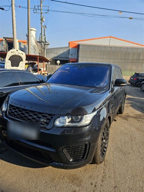 랜드로버 레인지로버 스포츠 사고 자차 수리 전문 네이버 블로그