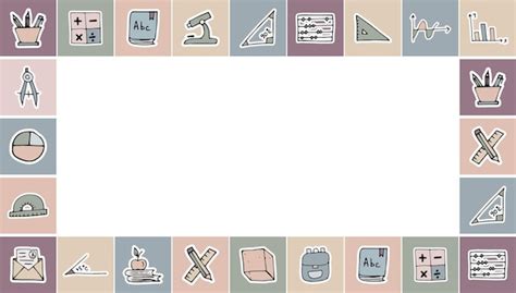 Premium Vector Frame School To Study Book Paper Back To School A Pen