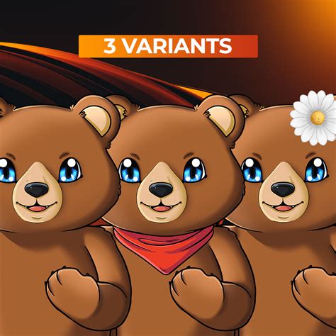Animated Bear Vtuber Models Own3d