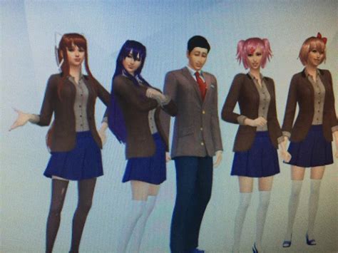 Ddlc Hair Sims 4 Cc Joabingo