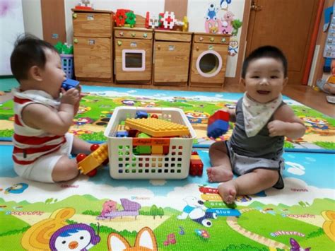 유준일상256 어린이집에서 친구랑놀기영유아어린이집 유준이 생활블록놀이9개월유준이 네이버 블로그