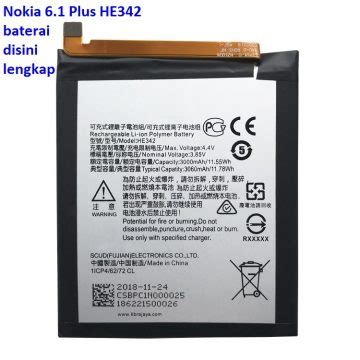 Jual Baterai Nokia 6 1 Plus Murah Toko Libra Jaya Toko Libra Jaya