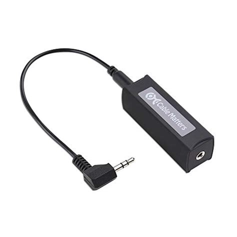 Cable Matters Ground Loop Isolator 35mm Noise Isolator Hum Eliminator