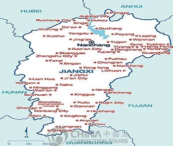 Jiangxi Maps China Jiangxi Maps Jiangxi Travel Guide