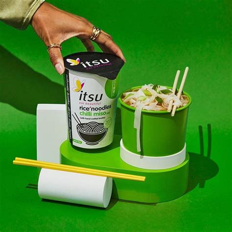 Itsu Chilli Miso Rice Noodles Cup Ocado