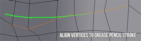 Script Align Vertices To Grease Pencil Stroke Blendernation