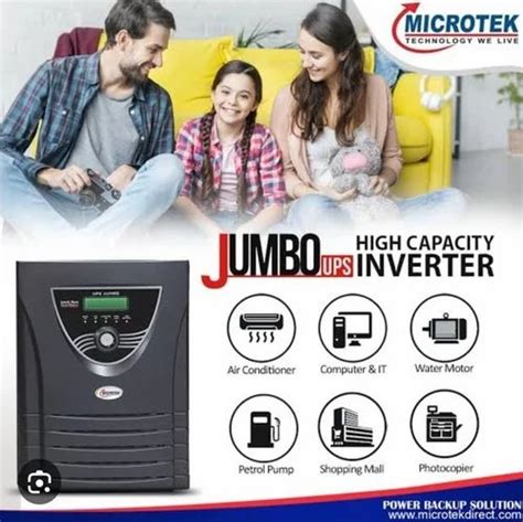 Lcd Microtek 3500 24vdc Jm Sw Inverter For Office At ₹ 17555 Piece In Pune