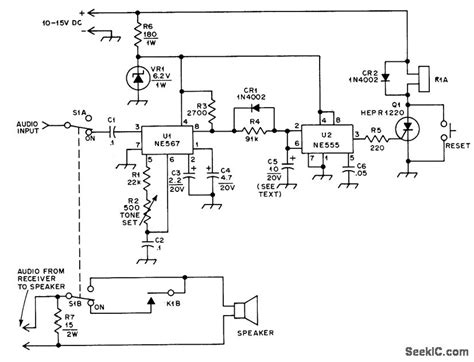 TIMED TONE DECODER Control Circuit Circuit Diagram SeekIC Com