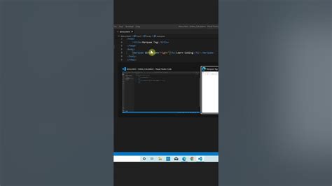 Html Marquee Tag Learn Coding Youtube