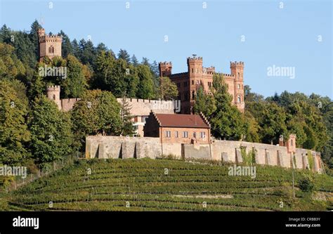 Burg Ortenberg Castle youth hostel, Ortenberg near Offenburg Stock ...