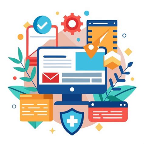 Digital Marketing Vector Illustration Data Analysis And Web Management Premium Ai Generated Vector