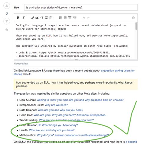 Either Fix Edit Preview Display To Render Bare Links To More Than Five Sites Just Like The Post