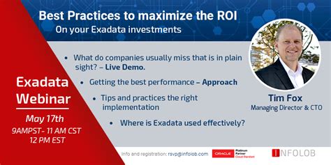 Oracle Exadata Webinar • Infolob Global