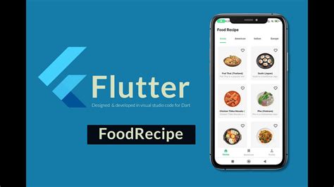 Flutter Food Recipe Youtube