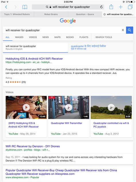 how to control a quadcopter with a smartphone and also stream the video to the android phone i