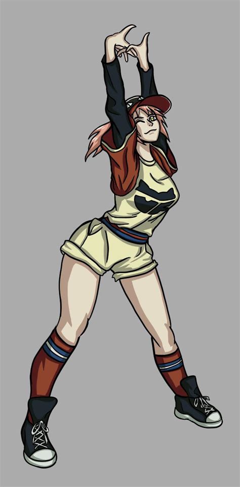 Haruko In Her Baseball Uniform By Me Rflcl