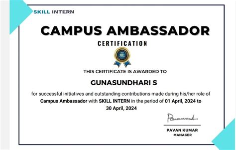 S Gunasundhari On Linkedin Skill