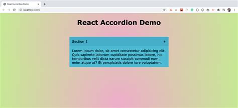 How To Build An Accordion Menu In React From Scratch — No External