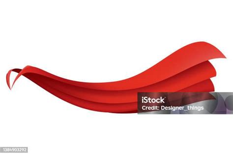슈퍼 히어로 빨간 망토 측면 보기의 주홍 색 원단 실크 망토 카니발 가면 드레스 사실적인 의상 디자인 플라잉 맨틀 의상 망토에 대한 스톡 벡터 아트 및 기타 이미지 Istock