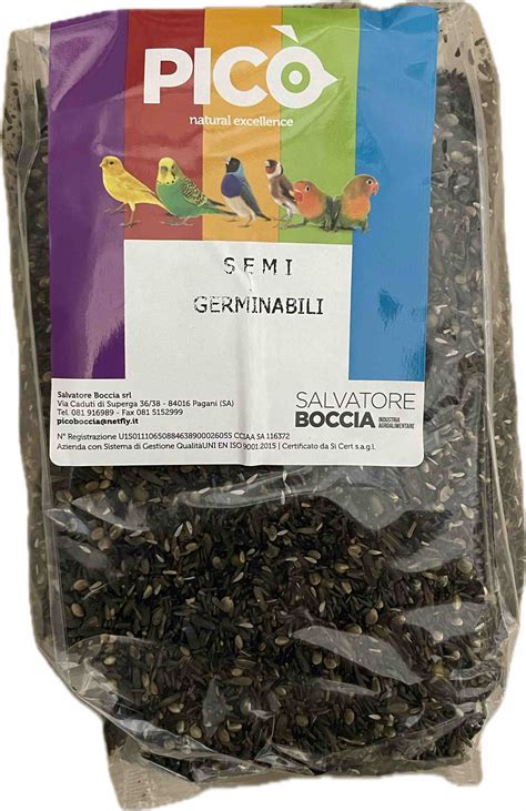 Pico Semi Germinabili Μείγμα σπόρων βλαστώματος για καναρίνια και ιθαγενή δεν προκαλεί