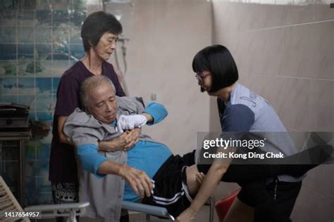 Elder Care Bath Photos And Premium High Res Pictures Getty Images