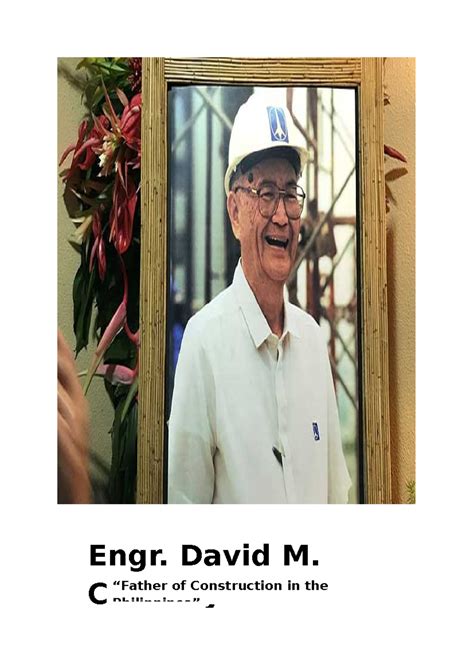 Engr David M Consunji Pioneer In Philippine Construction